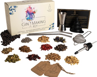 Gin Botanicals and Infusions Kit. 6 Finest Botanicals and - Etsy UK