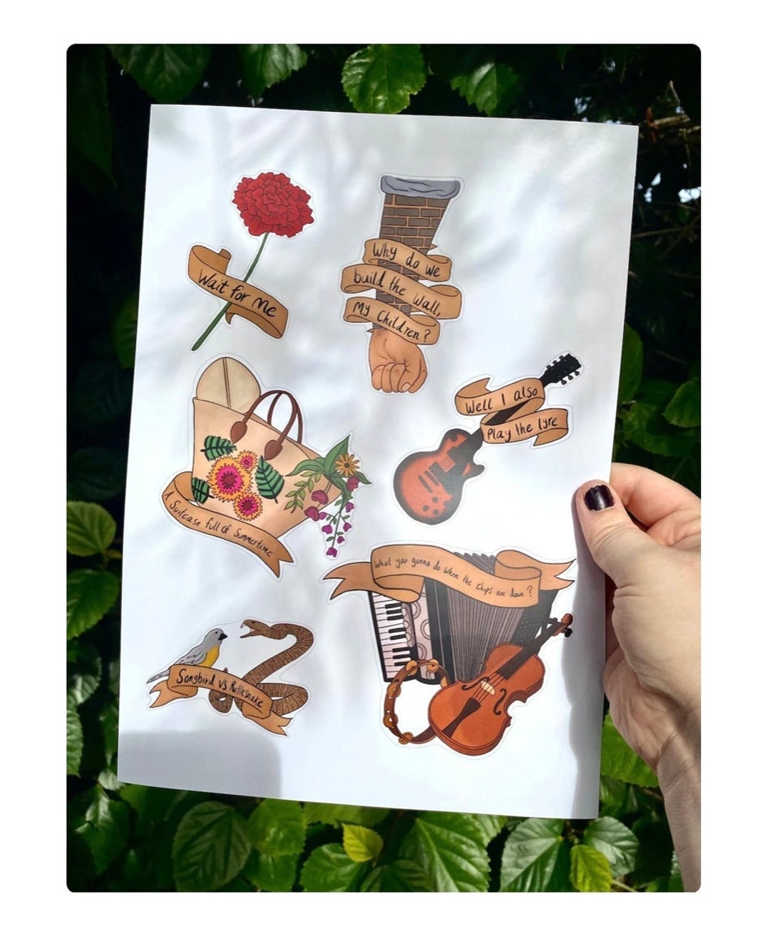 Handmade Hadestown Vinyl Stickers - Etsy