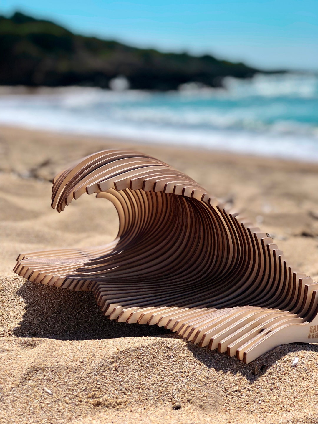 Wooden Wave | Surfing Plywood Wave Decor & Gift Ideas! - Etsy