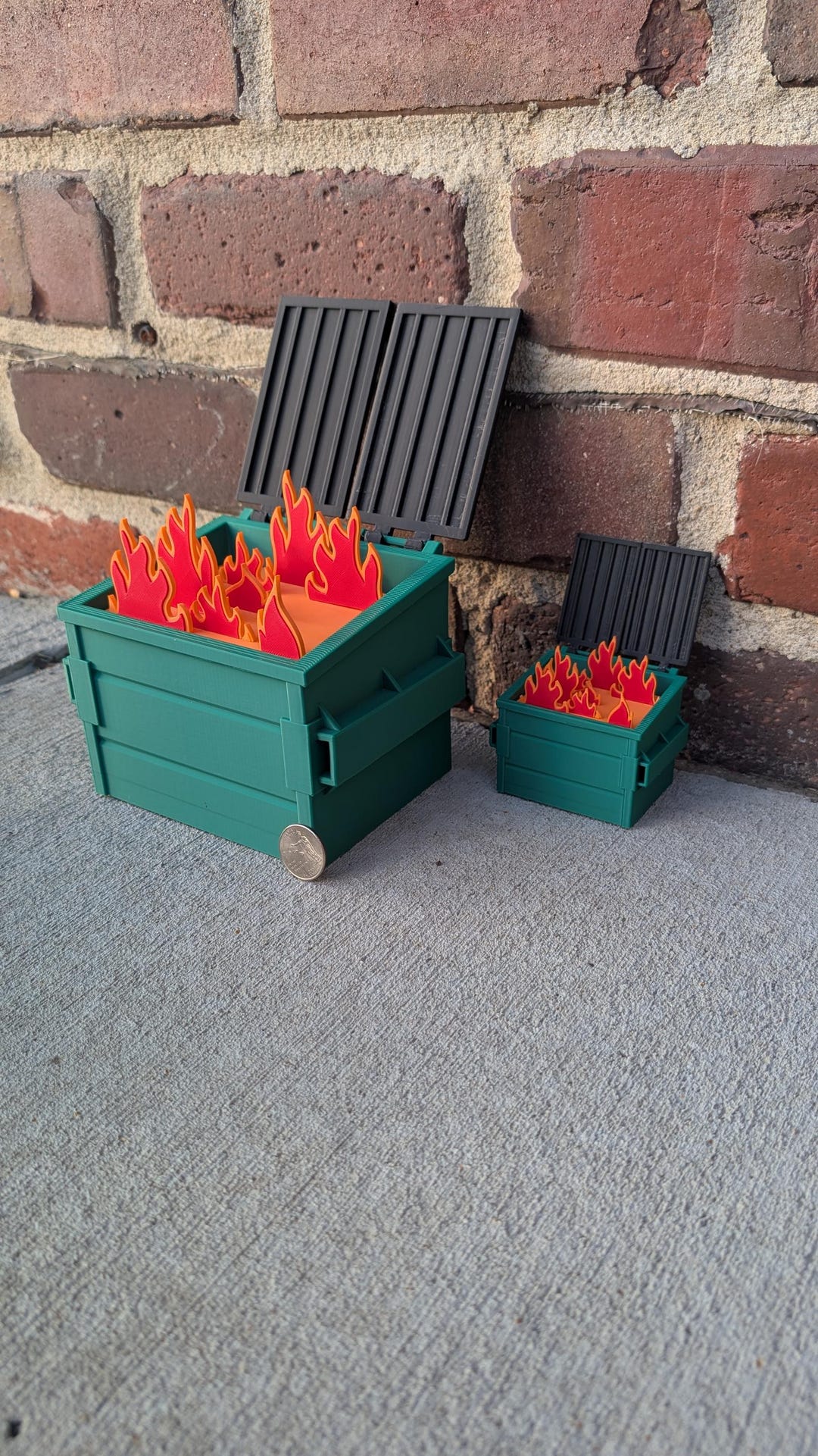 Dumpster Fire Desk Accessory (battery Powered!) - Etsy