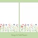 Printable Floral Letter Paper With Watercolor Wildflowers in - Etsy