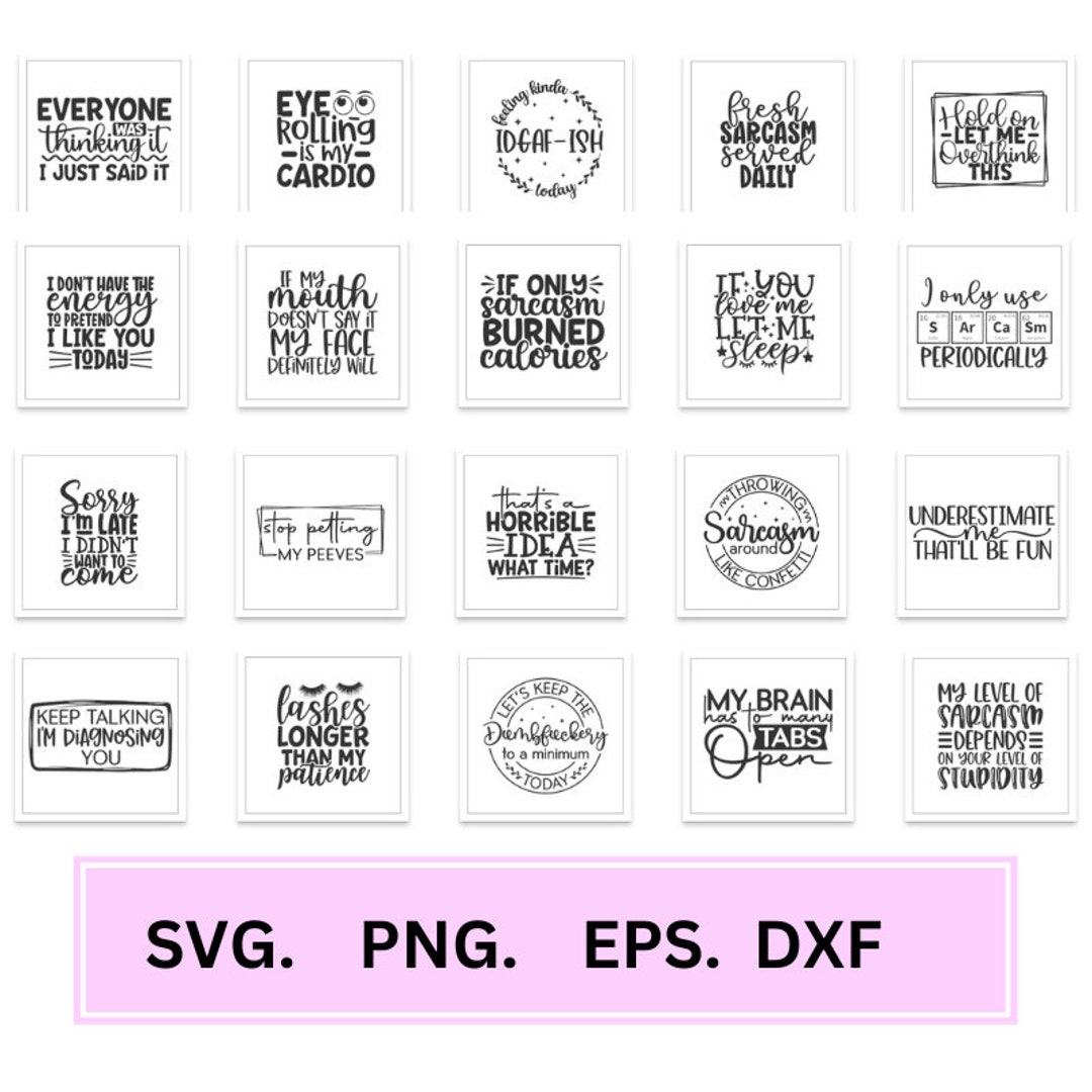 Funny Quotes Svg, Funny SVG Bundle, Funny Svg,funny Sayings Svg, Funny ...