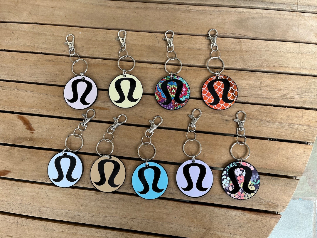 Lululemon Decal Keychain 2inches - Etsy