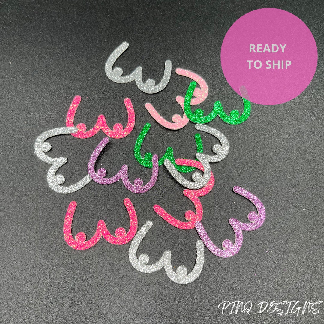 Glitter Boob Confetti Titty Confetti Lesbian Hen Party Bachelorette