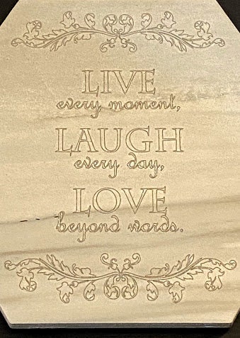 Trivet 8 Inch Ceramic. Livelaughlove Meme. Classic Poem. - Etsy