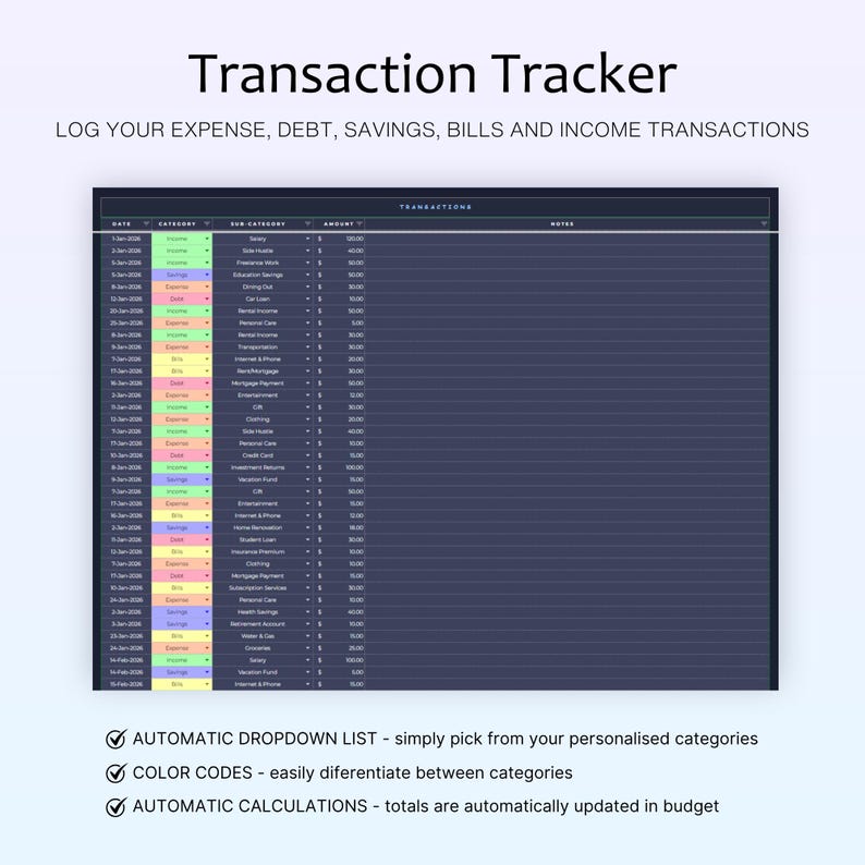 Annual Budget Spreadsheet Budget Planner Monthly Budget Template ...