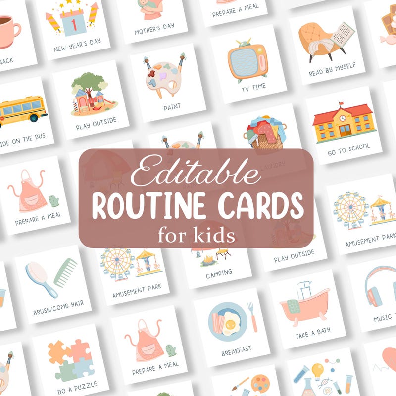 Preschool Chore Printable - Etsy