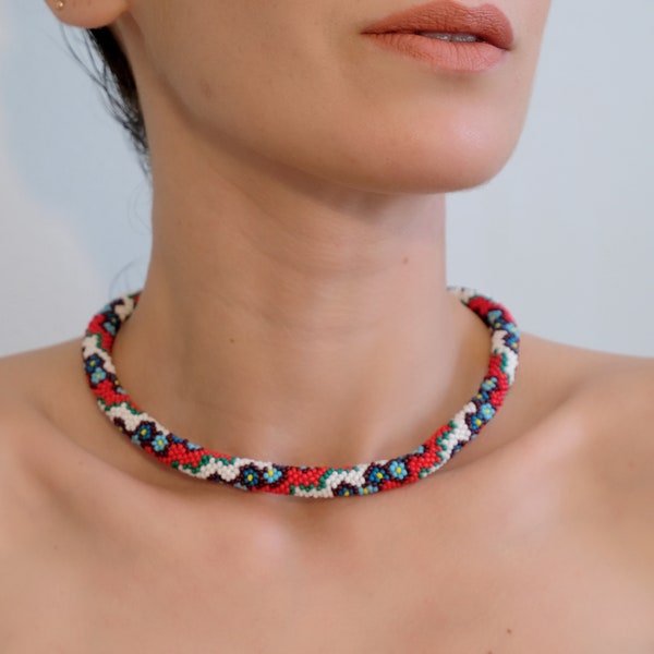 African Rope Necklace - Etsy