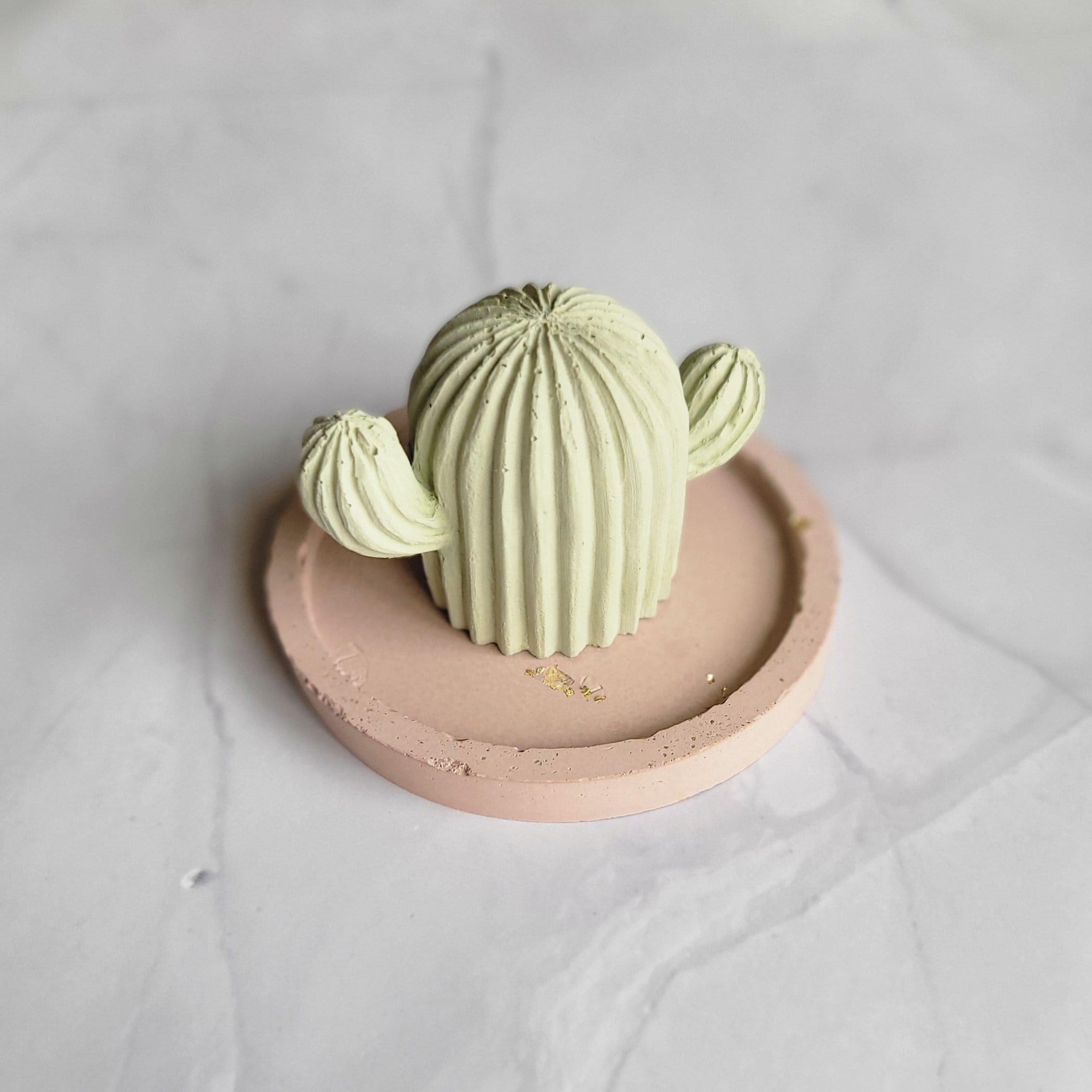 Cement Cactus Passive Diffuser - Modern Minimal Décor for Essential ...