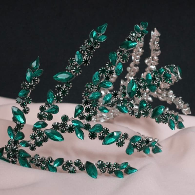 Green Headpiece - Etsy