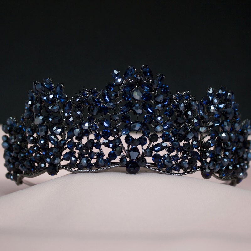Blue Tiara - Etsy