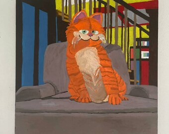 Garfield Canvas Art | Etsy