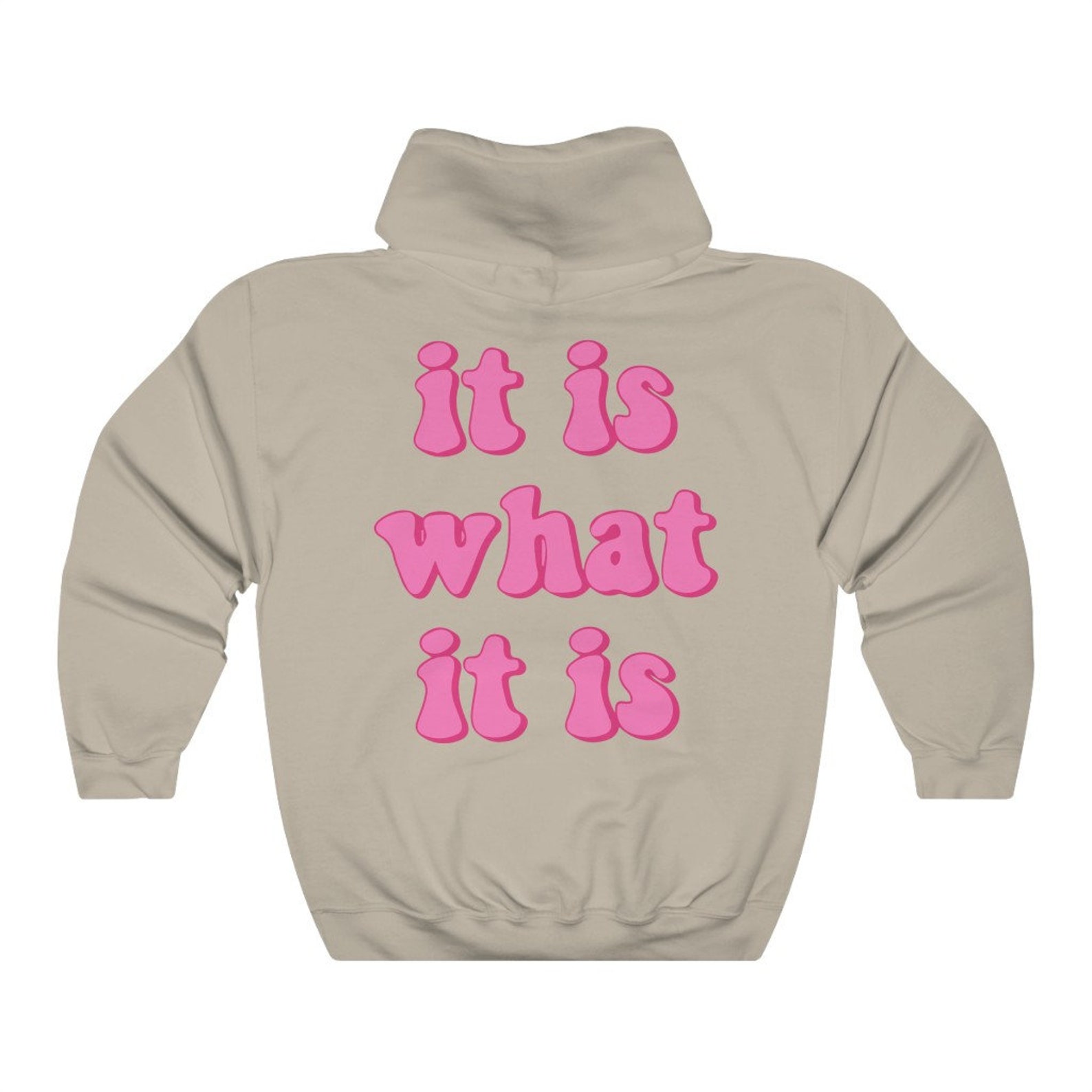 It is what it is Hoodie Trendy Hoodie Oversized Hoodie | Etsy