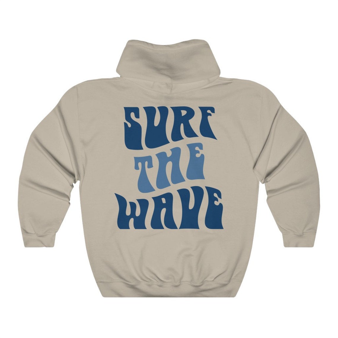 Surf the Wave Hoodie Beach Hoodie Trendy Sweatshirt - Etsy