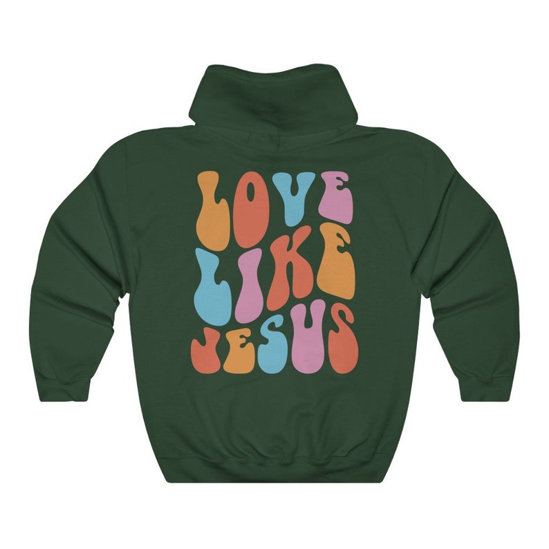 Preppy Jesus Sweatshirt Trendy Christian Hoodie Women's - Etsy