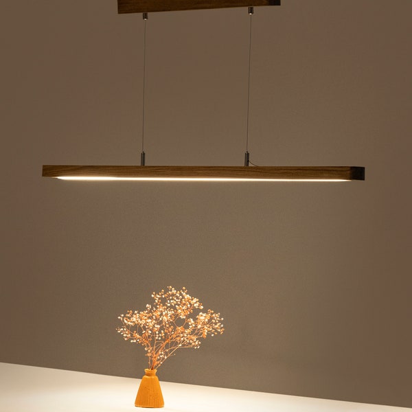 Wood Ceiling Linear Light - Etsy