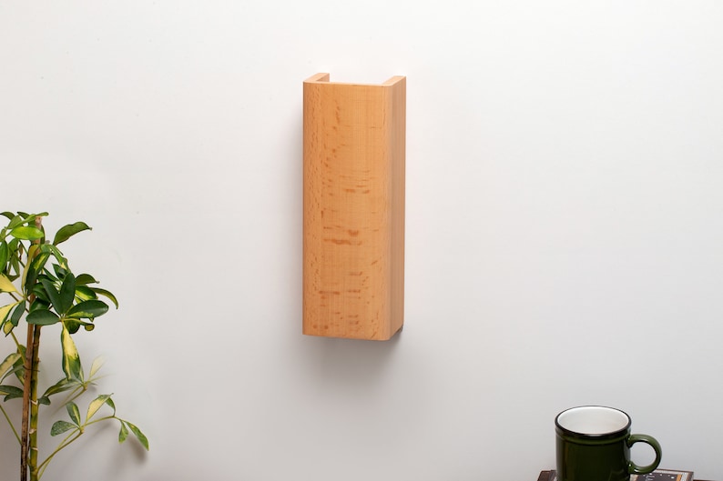Wooden Wall Sconce Lamp , Wood Wall Sconces , Industrial Decor Lighting ...
