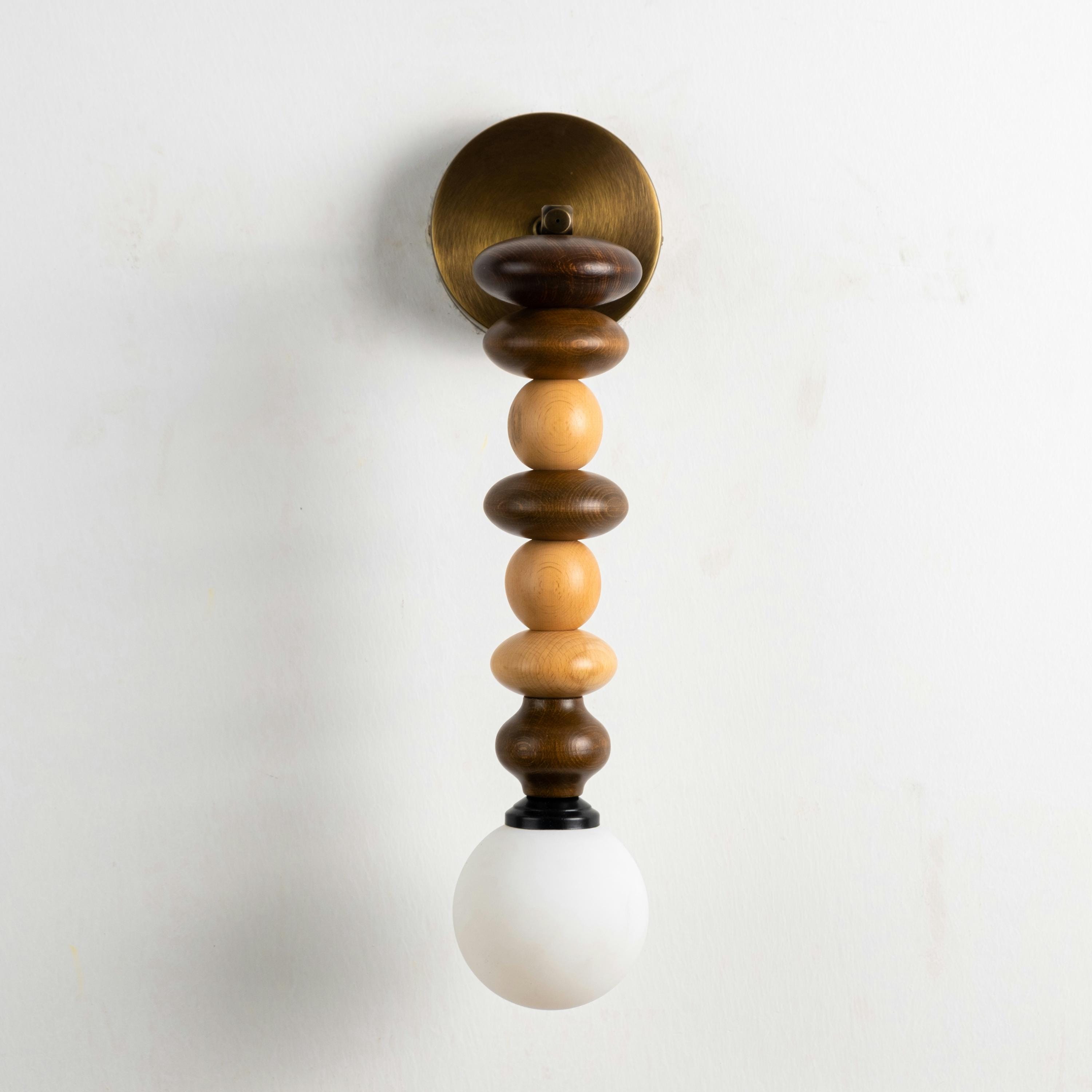 Elegant Wall Lighting Fixture, Wooden Wall Sconce, Unique Wall Lamp for ...