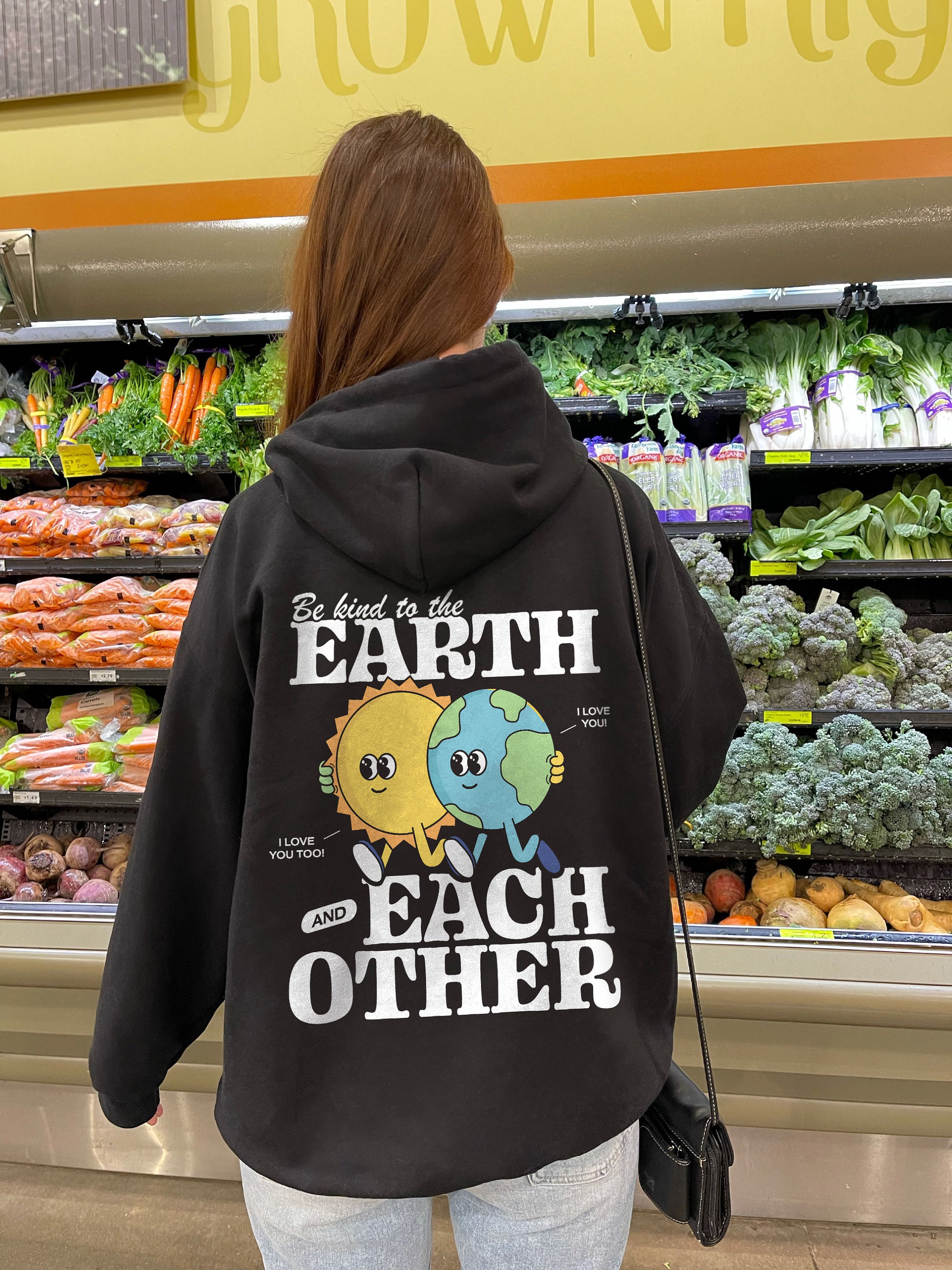 Be Kind to the Earth and Each Other Mental Health Sweatshirt Granola ...
