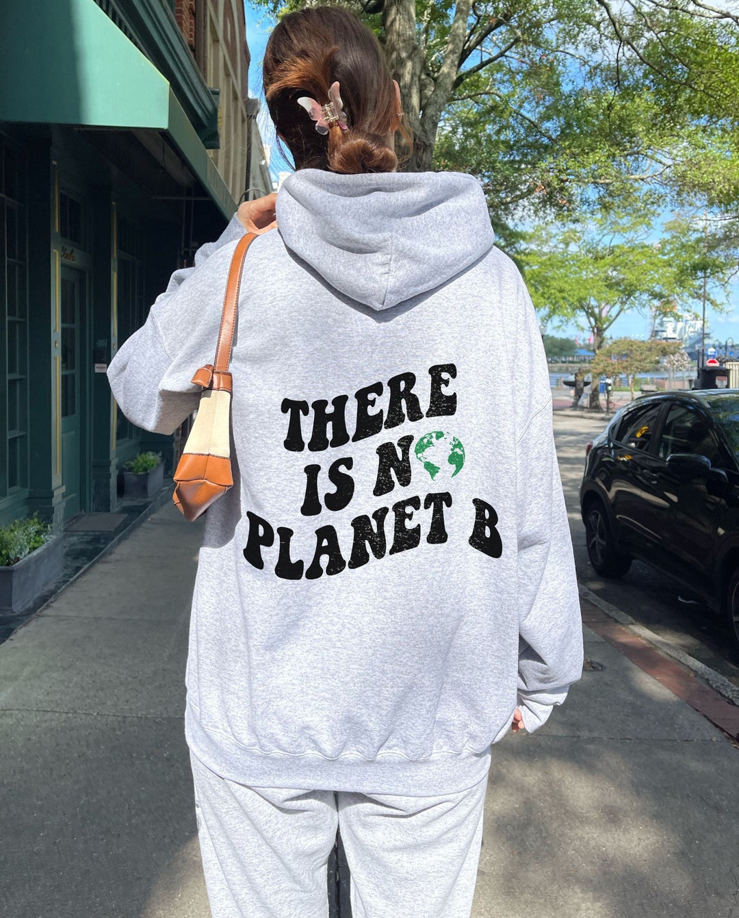 There is No Planet B Granola Girl Aesthetic Hoodie Climate Change ...