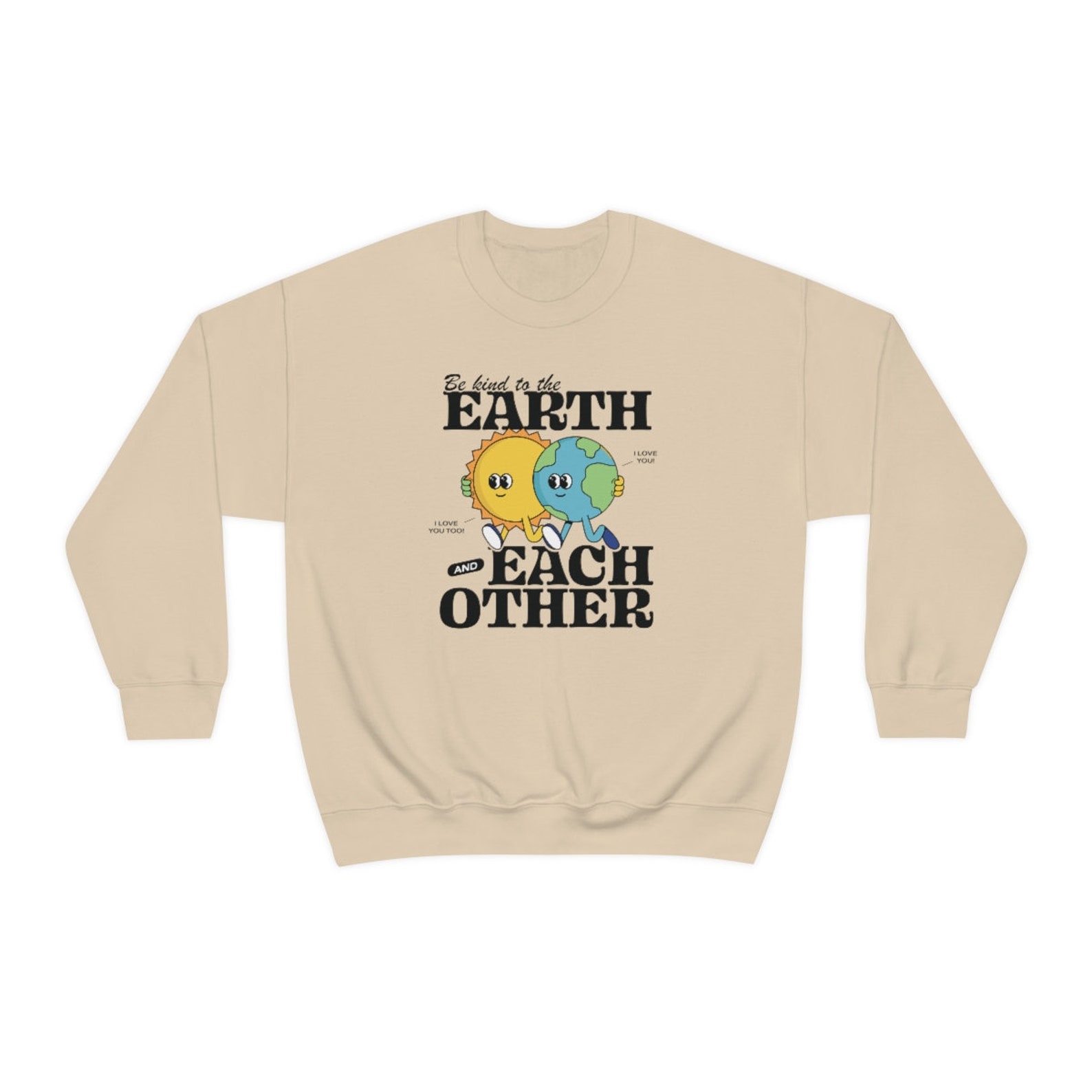 Be Kind to the Earth and Each Other Crewneck Sweatshirt Vintage VSCO ...