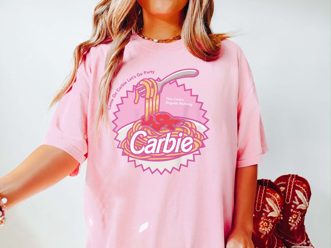 Carbie I Love Carbs Bread Pasta Pizza Funny Meme Tee Ken Shirt Weird ...