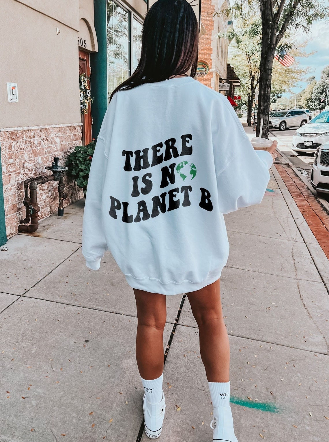 There is No Planet B Granola Girl Aesthetic Sweatshirt Climate Change ...