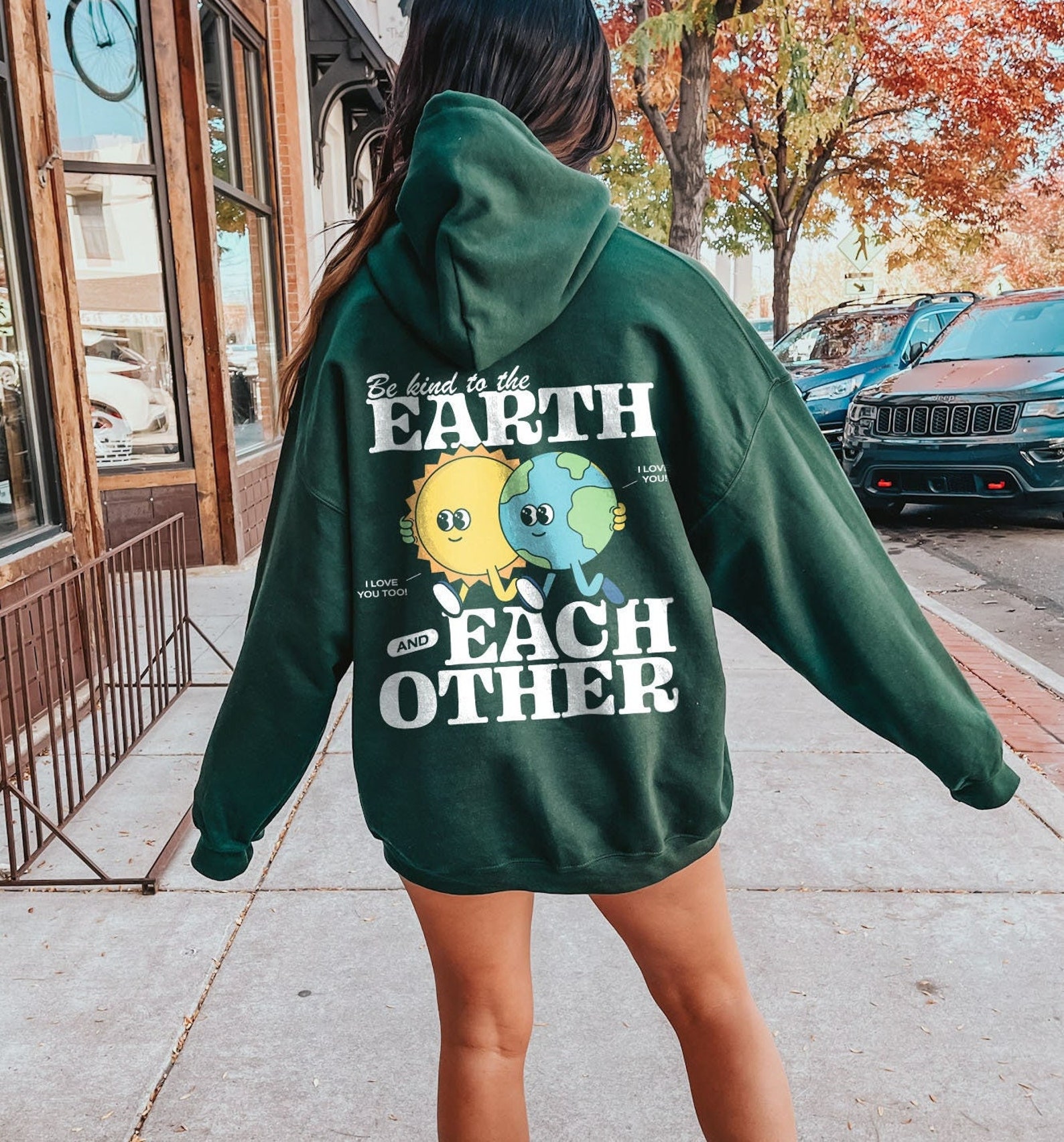 Be Kind to the Earth and Each Other Mental Health Sweatshirt Granola ...
