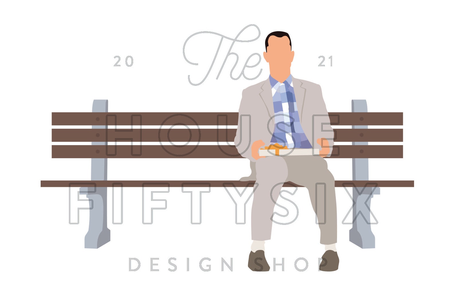 Forrest Gump High Res Digital File SVG. PNG. EPS. Jpg | Etsy