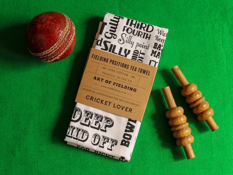 Cricket Fielding Positions Teatowel - Etsy