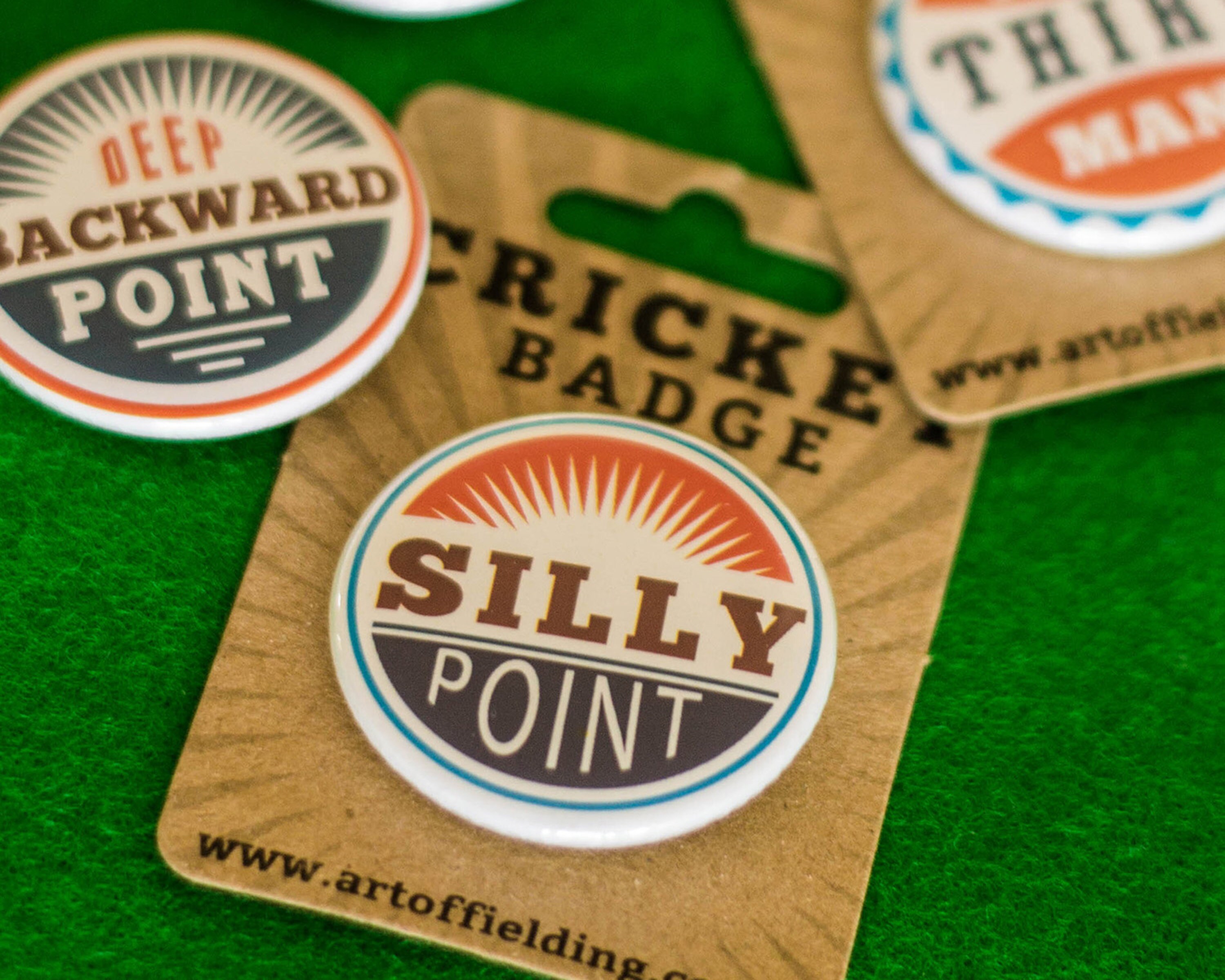 Cricket Fielding Position Badge - Etsy