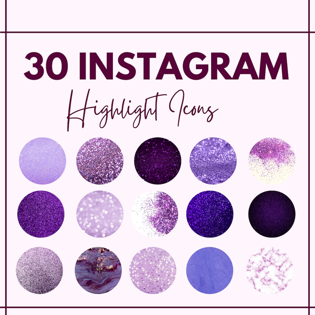 30 Purple Instagram Highlight Covers - Instagram Highlight Icons ...