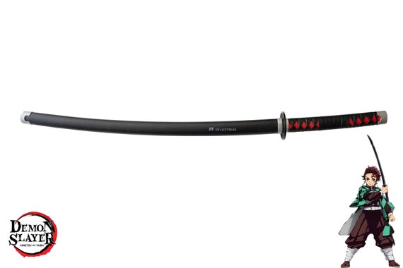 DEMON SLAYER TANJIRO Kamado's Nichirin Sword with Free - Etsy Australia