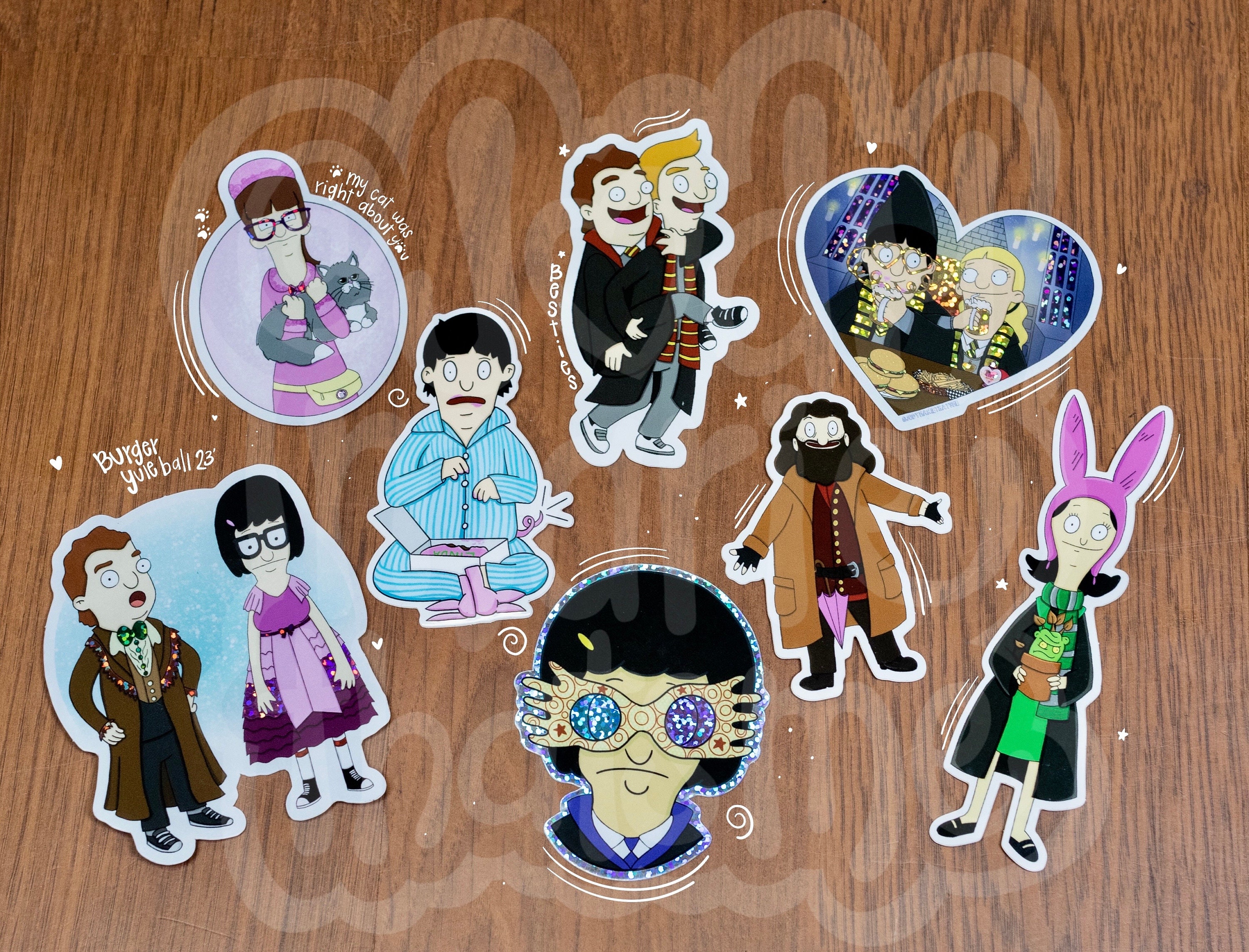 We’ll Take the Lot! 8 Sticker Set! - Etsy