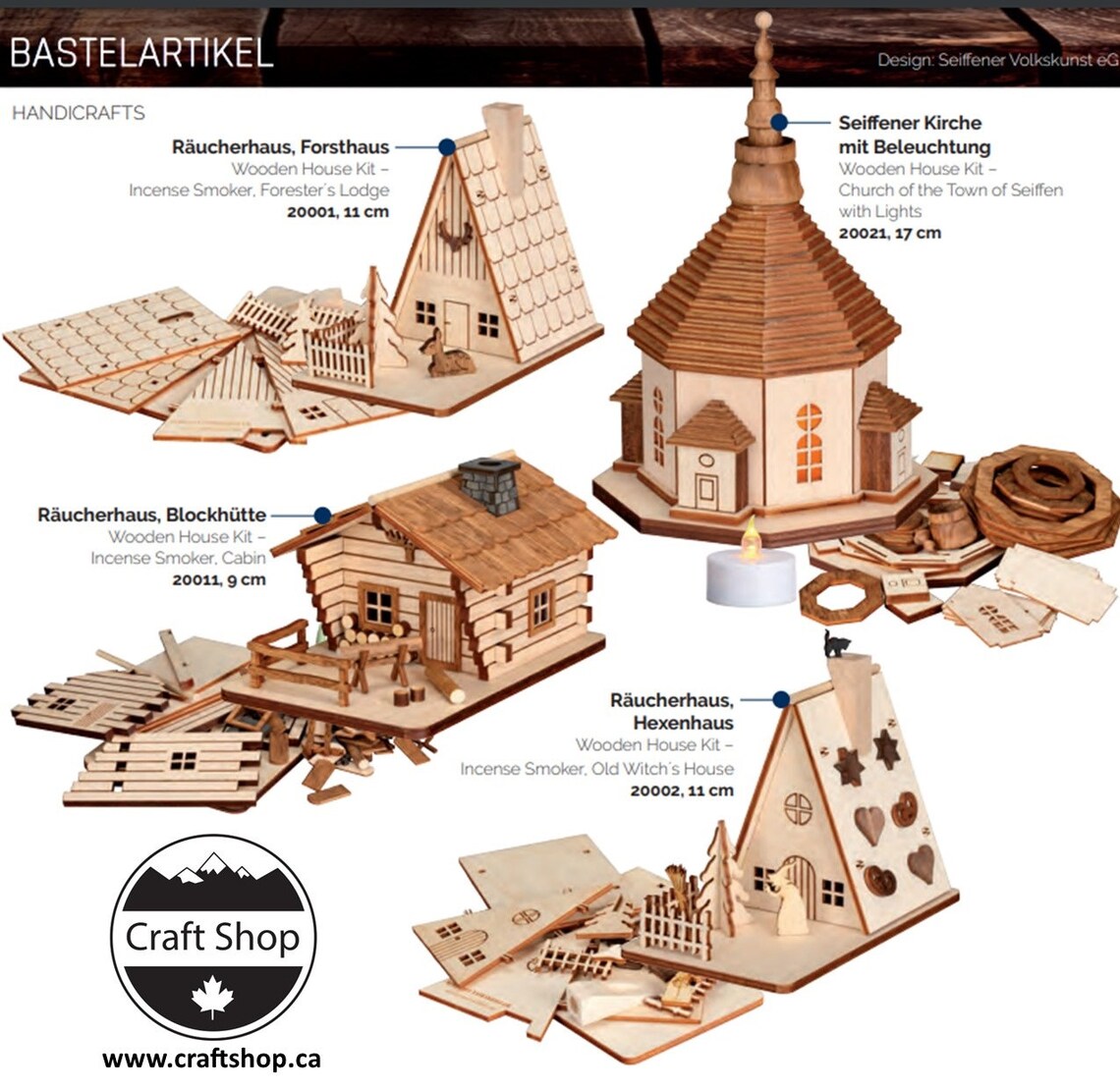 Witch's House Incense Smoker Wooden Kit Seiffener - Etsy