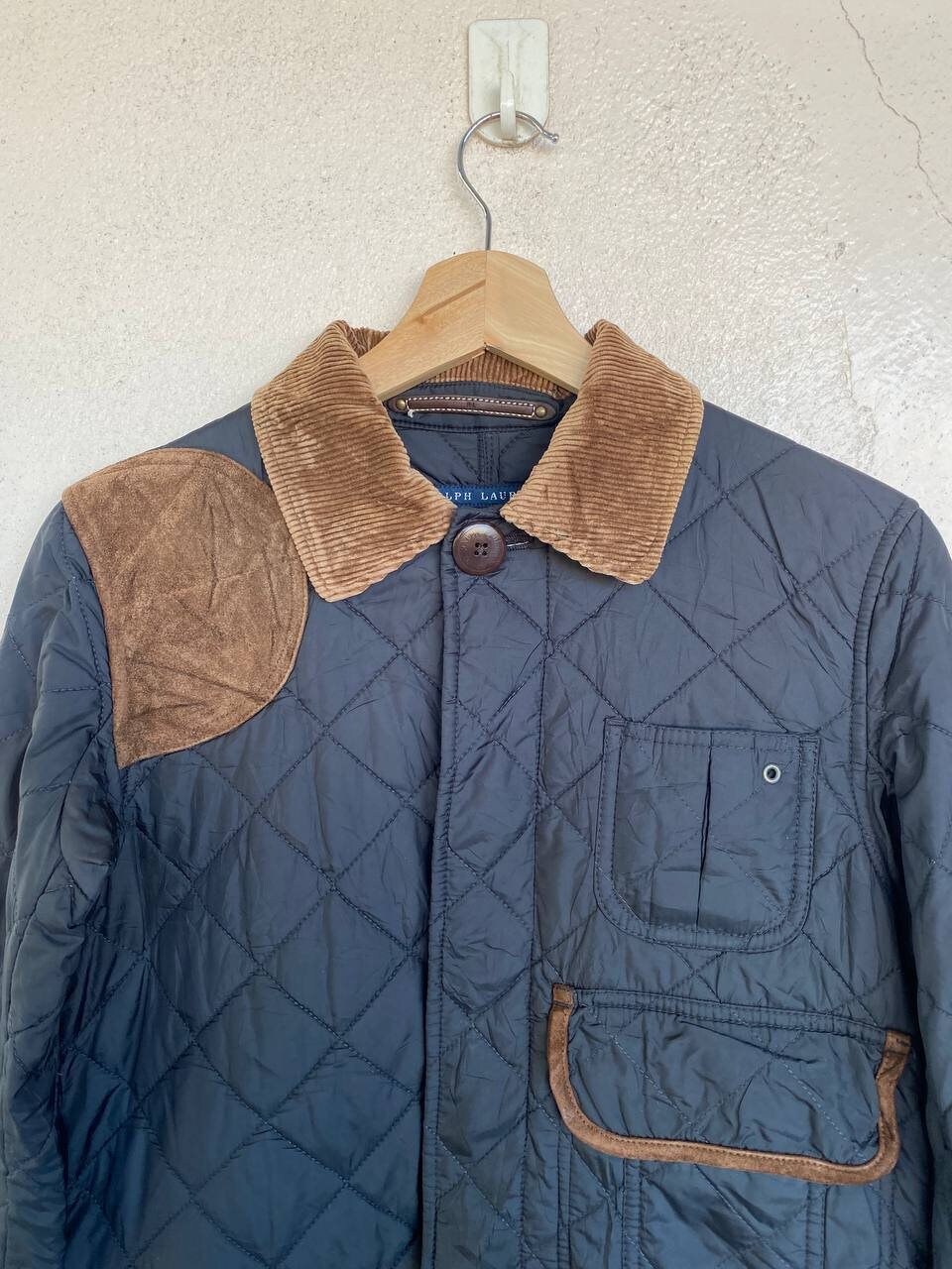 Ralph Lauren Quilted Jacket Parka Patchwork Corduroy Jacket - Etsy