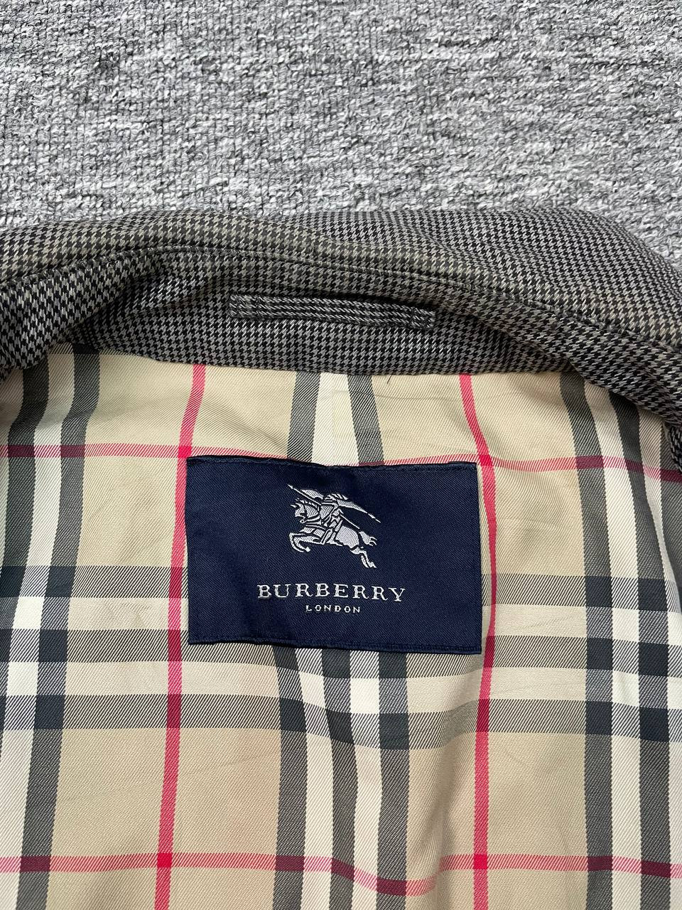 Vintage Burberry Nova Check Coat Jacket Size L - Etsy