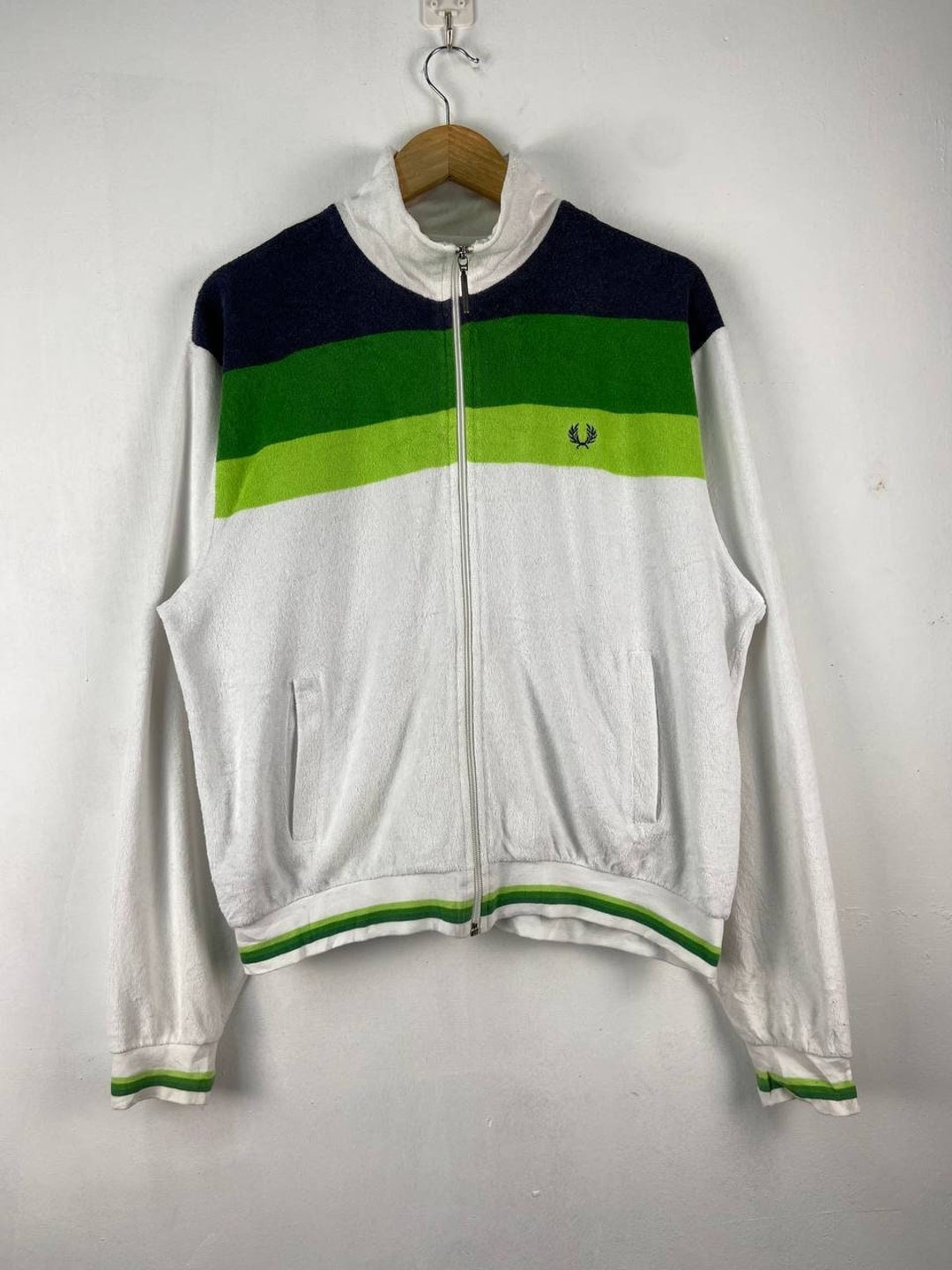 Vintage Fred Perry Zipper Jacket Track Top Multicolor - Etsy