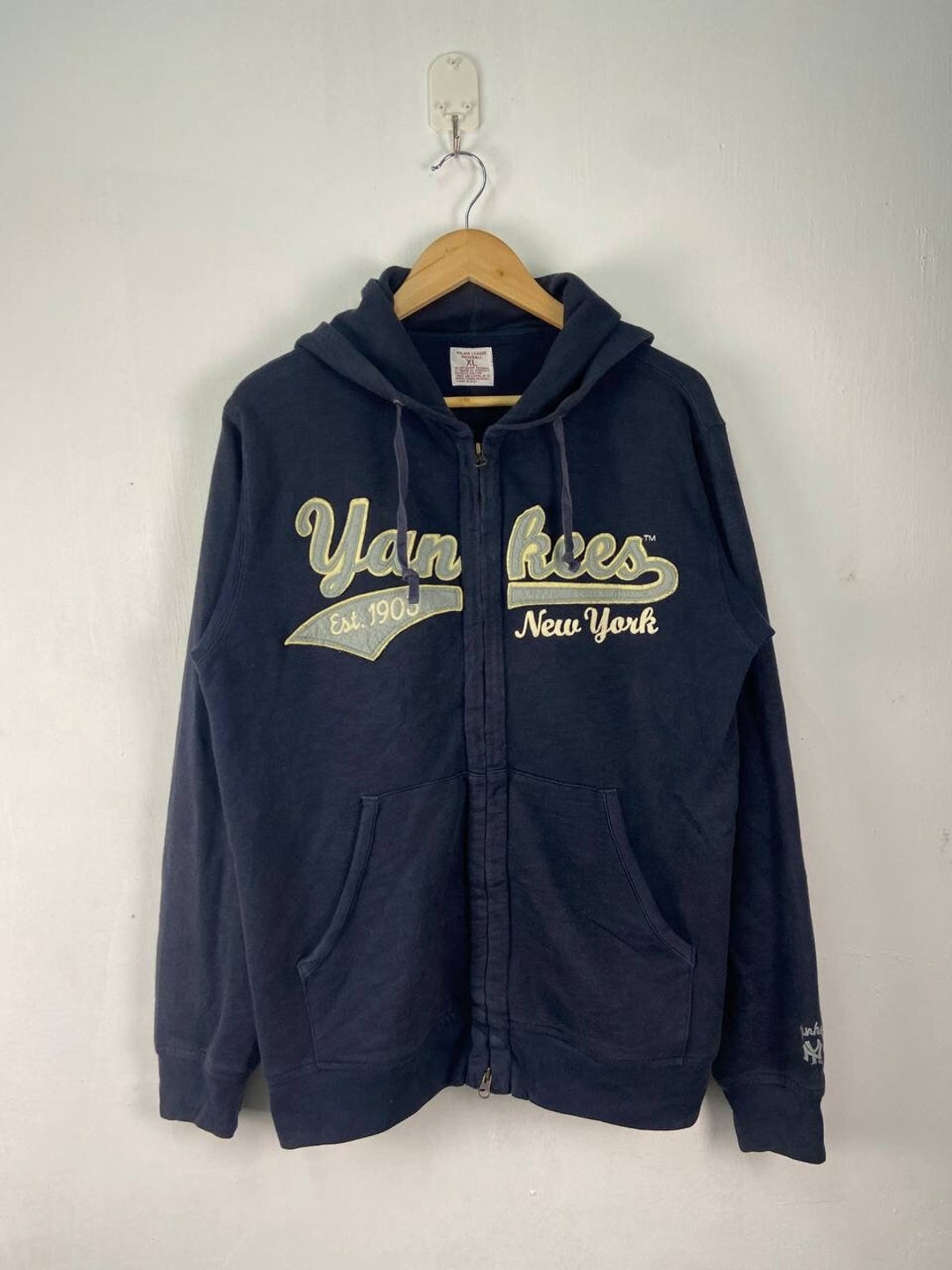 Vintage New York Yankees Pullover Yankees Hoodie Yankees Sweater ...