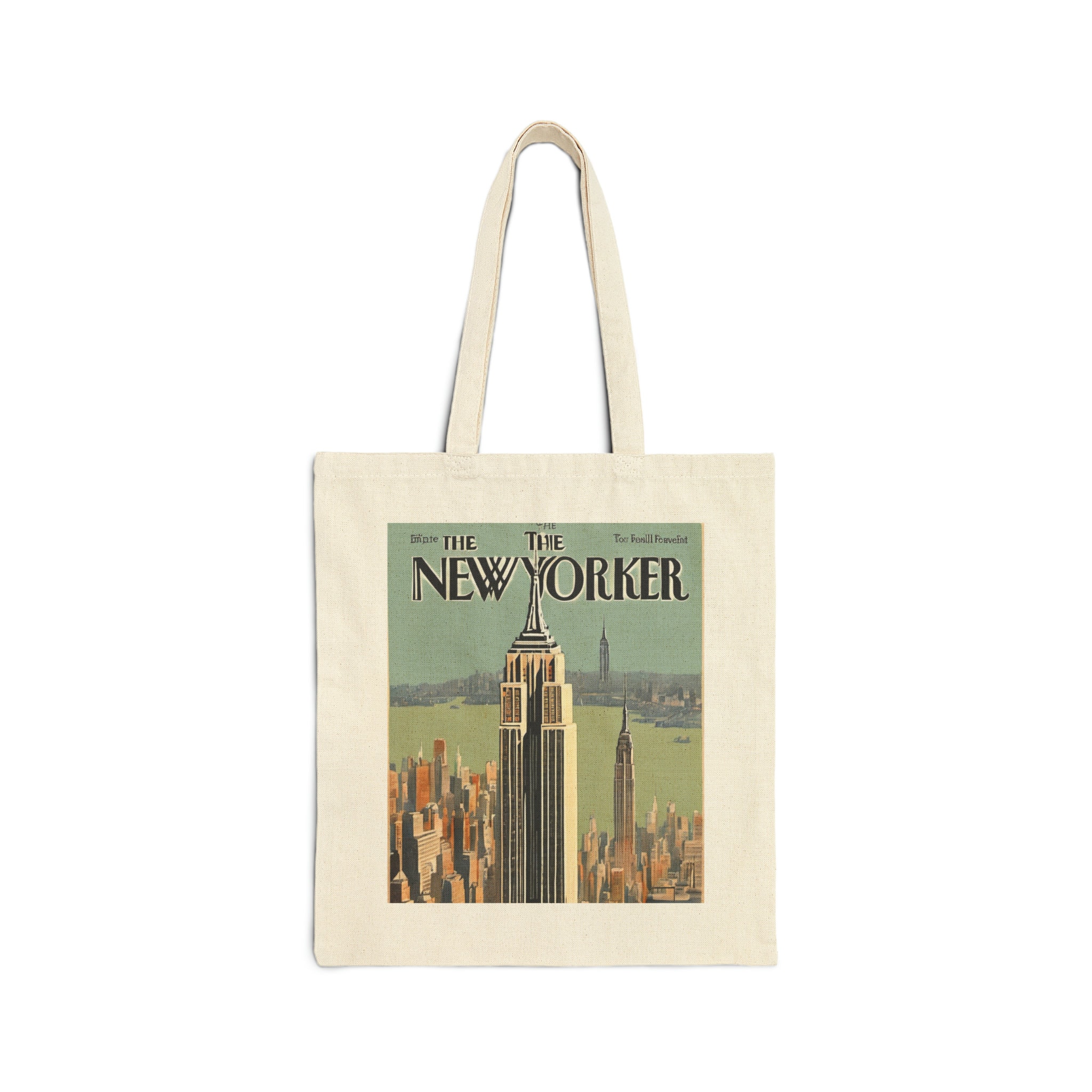 The New Yorker Tote Bag Vintage NYC Bag New York Retro Bag Vintage ...