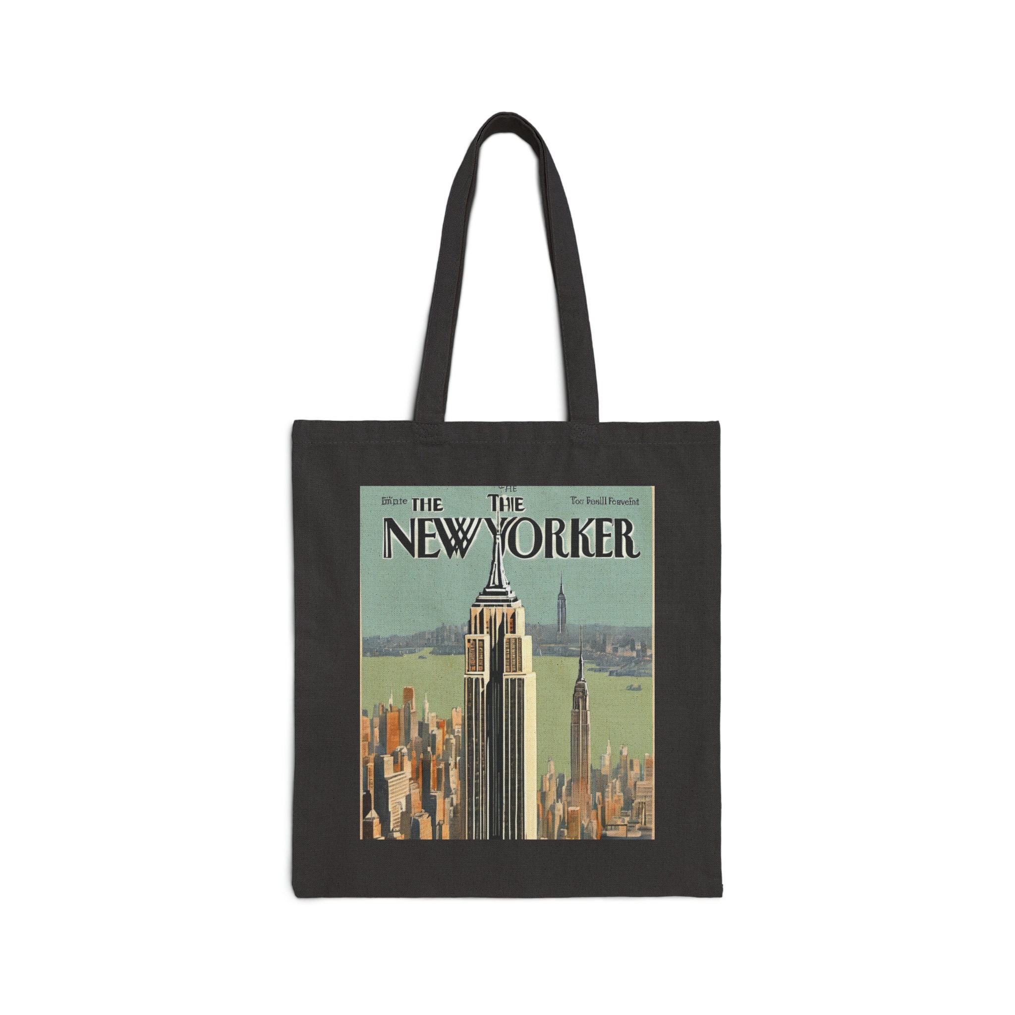 The New Yorker Tote Bag Vintage NYC Bag New York Retro Bag Vintage ...