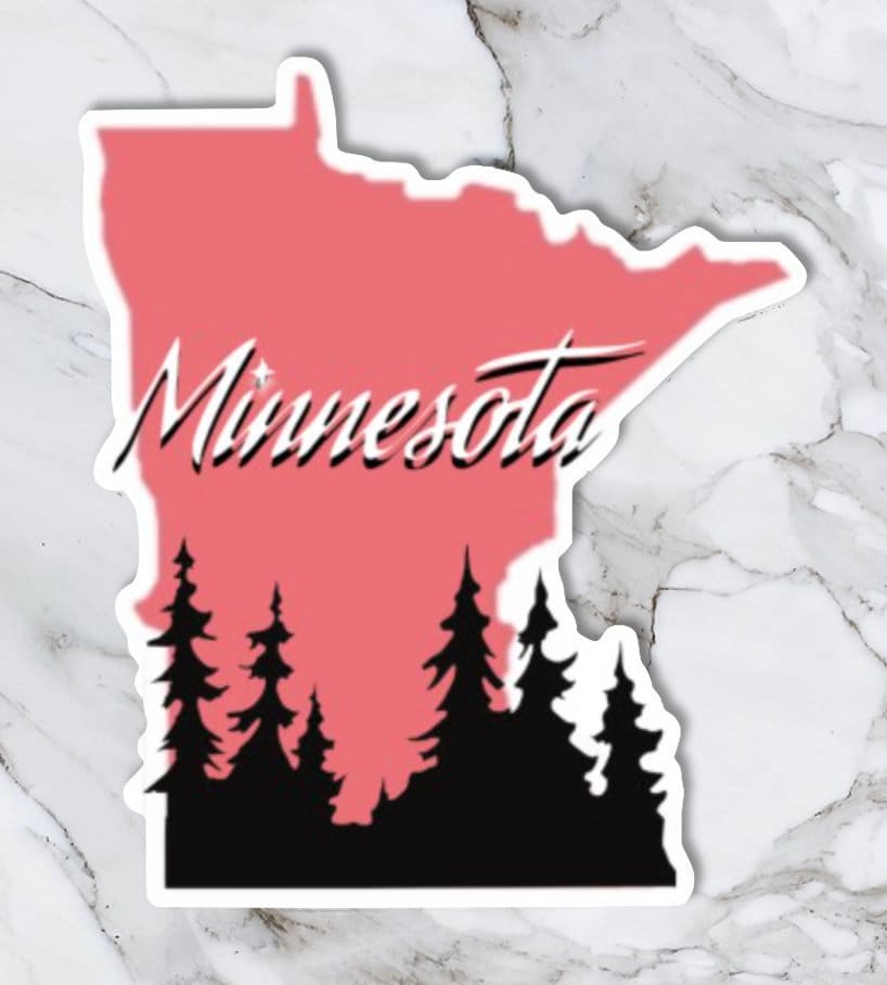 Minnesota Stickers | Etsy