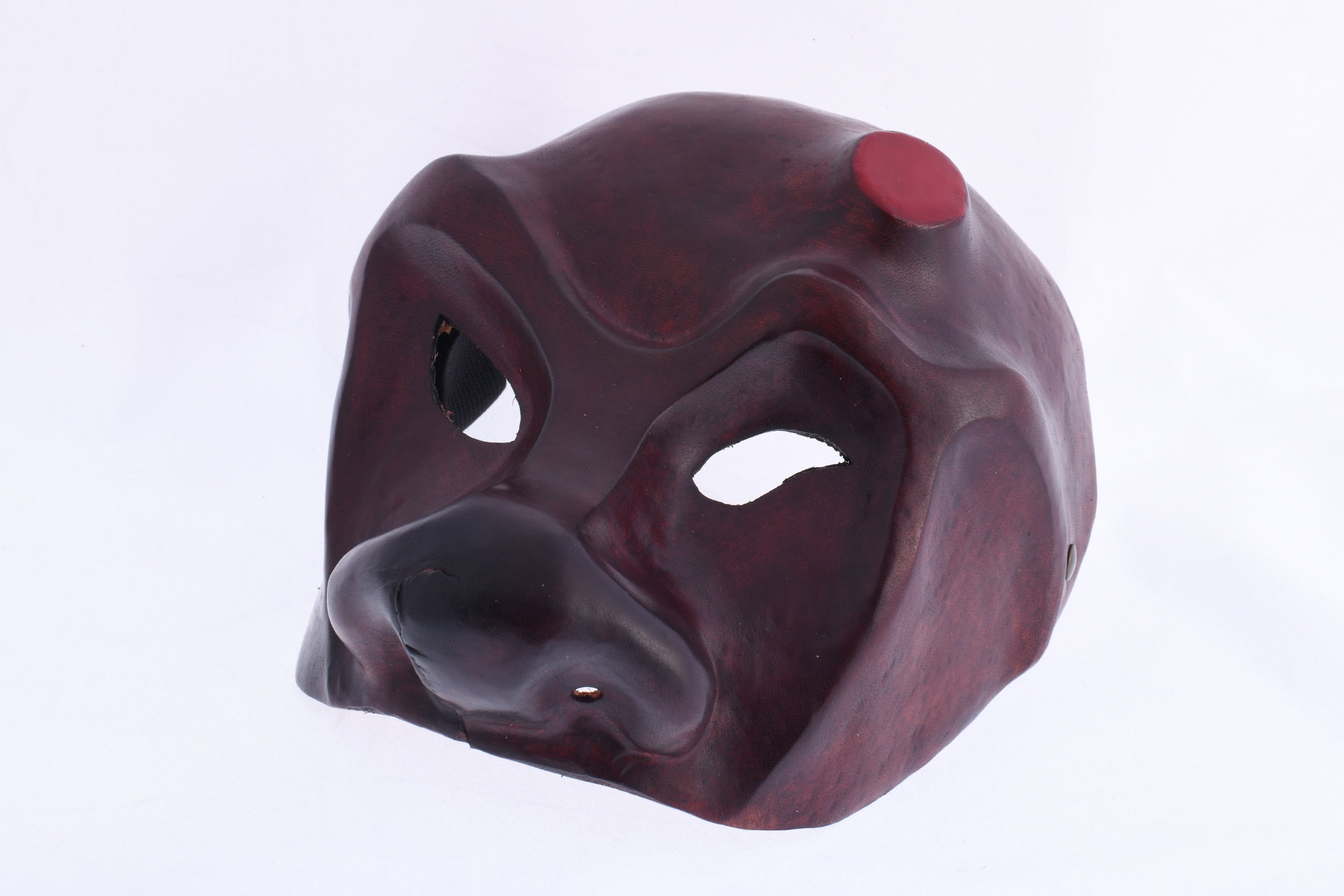 Arlecchino Bello Figo Leather Mask for Traditional Handmade Commedia ...