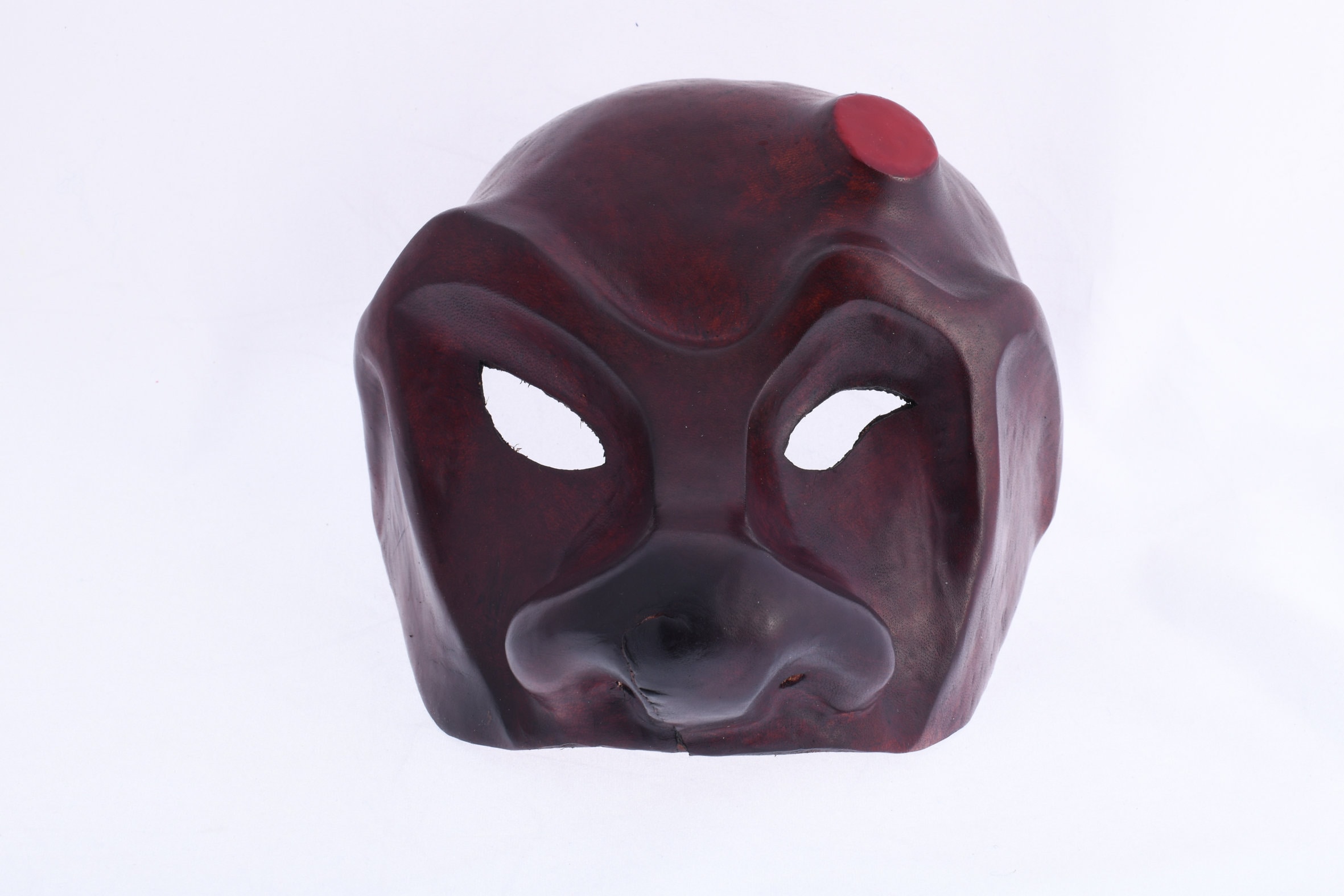 Arlecchino Bello Figo Leather Mask for Traditional Handmade Commedia ...