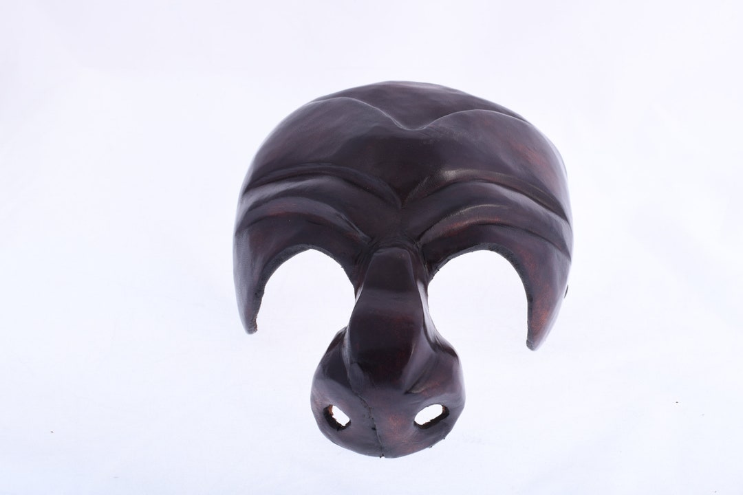 Doctor Balanzone Traditional Handmade Commedia Dell'arte Leather Mask ...