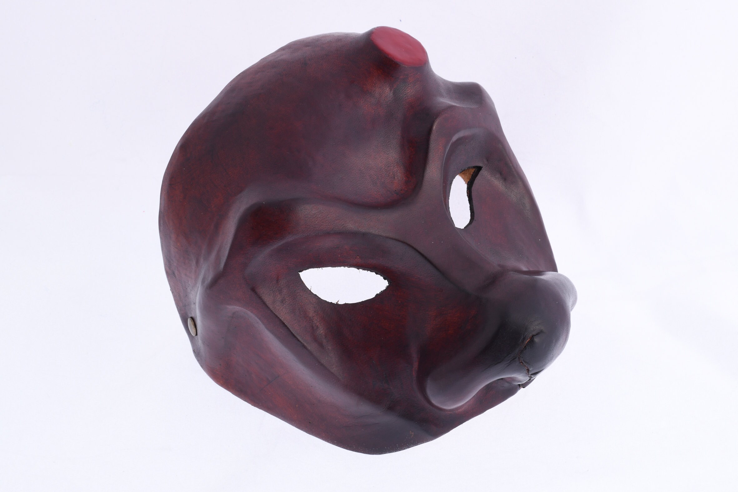 Arlecchino Bello Figo Leather Mask for Traditional Handmade Commedia ...