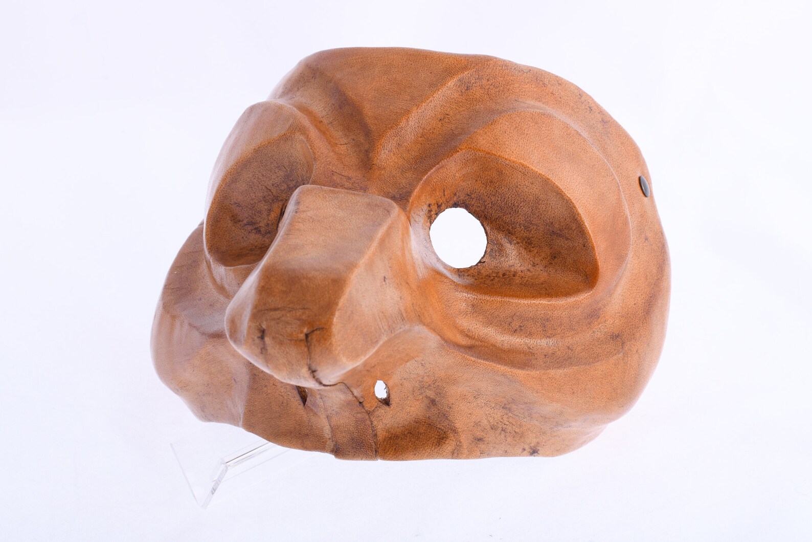 Zanni Handmade Traditional Commedia Dell'arte Leather Mask - Etsy UK