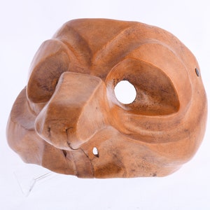 Zanni Leather mask for comedy of traditional handmade art | Etsy