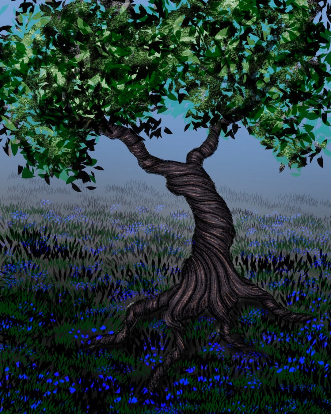 Digital Download Tree Art 8x10 Nature Art Printable - Etsy