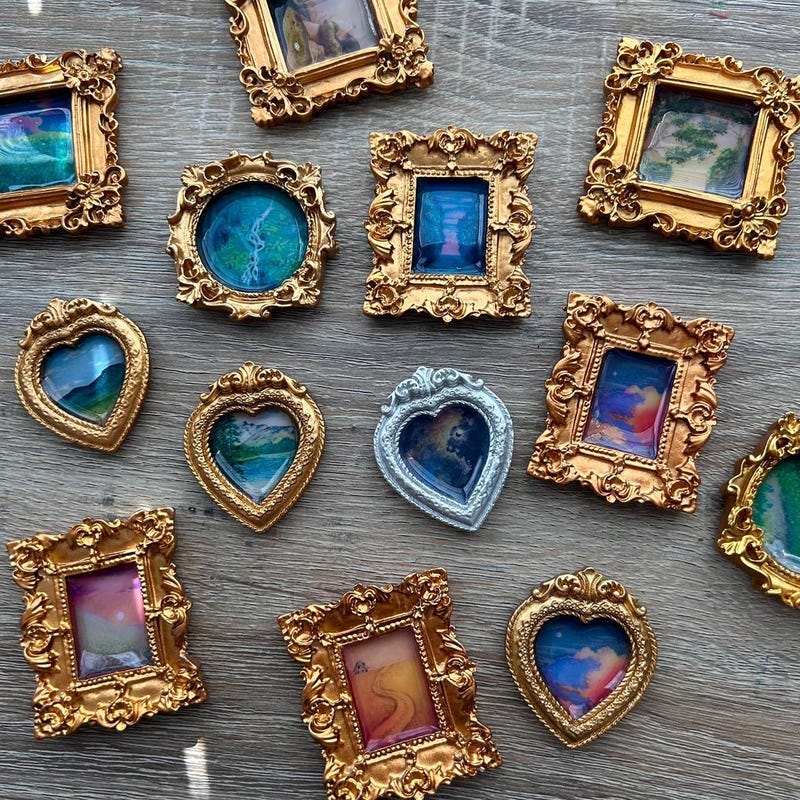 Refrigerator Magnet Frame - Etsy